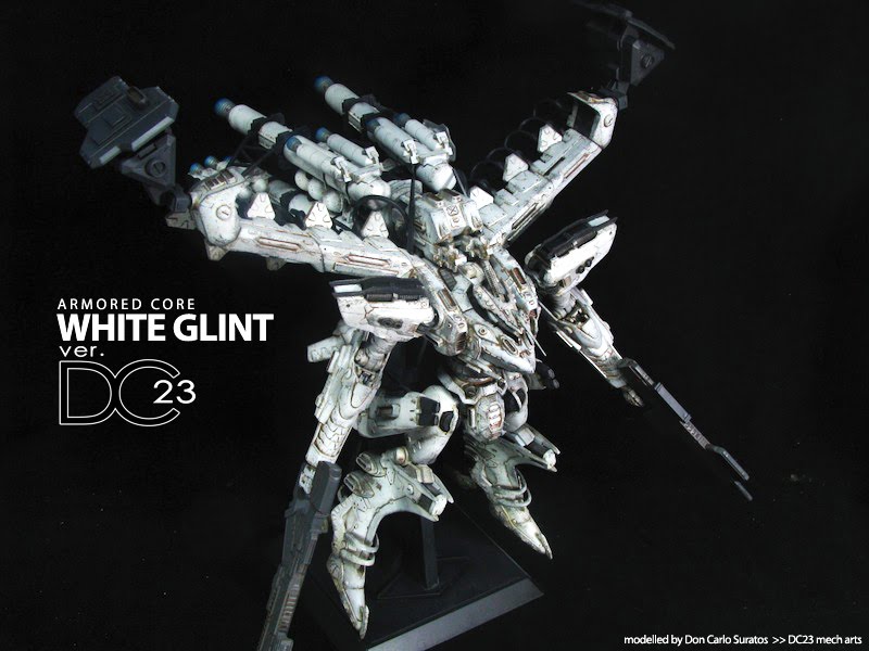 Armored Core WHITE GLINT with V.O.B. ver DC23 |Don Suratos aka DC23