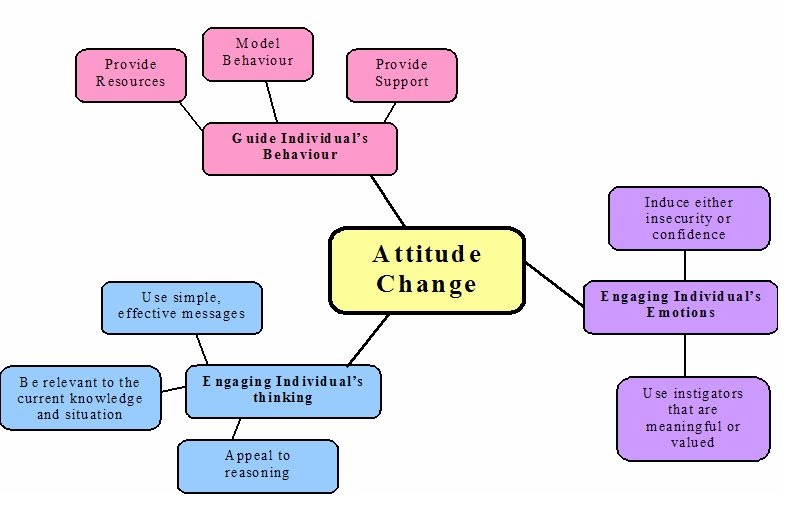 Social Psychology: Attitude Change (Essay & Concept Map)