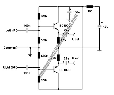 simple project electronic circuit