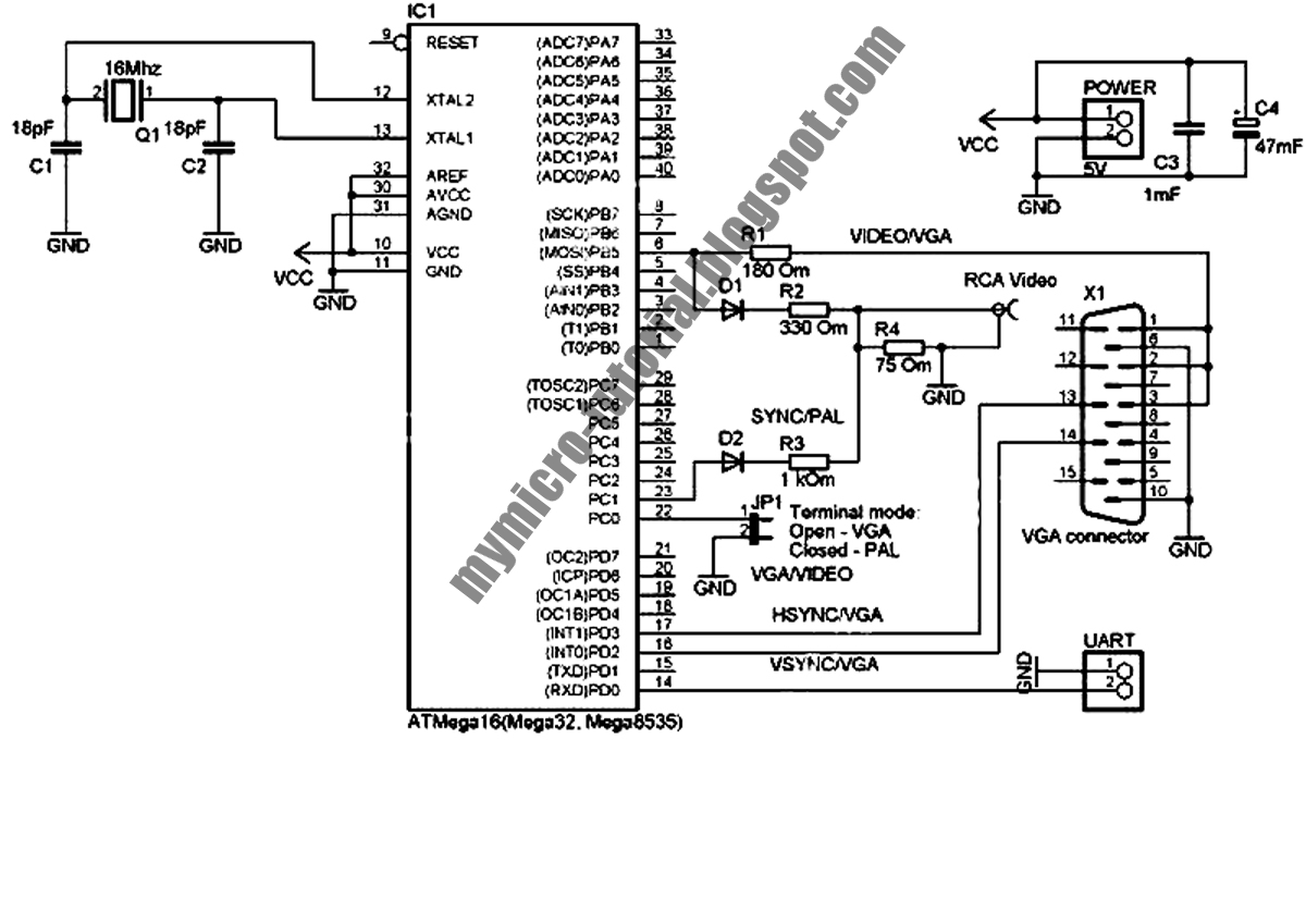 Free Microcontroller And Interface Programming Simple Vga Adapter Circuit