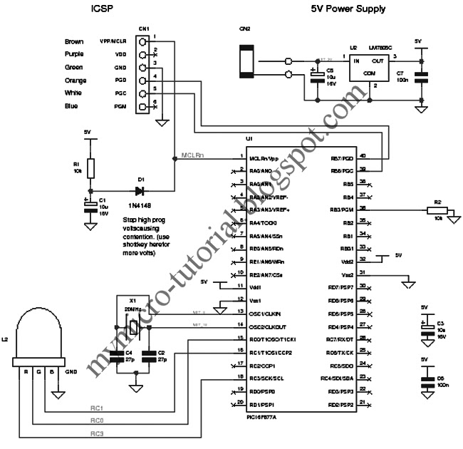 Free Microcontroller and Interface Programming: Driver an RGB LED Using ...
