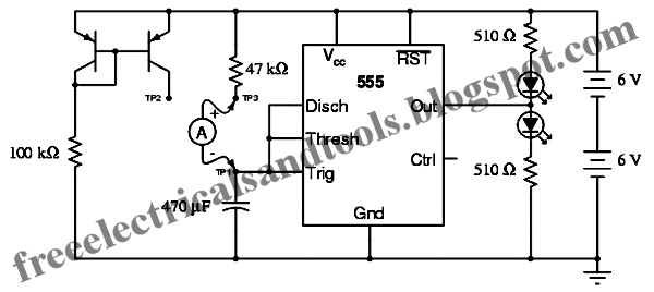 Free Schematic Diagram: 555 Ramp Generator Circuit