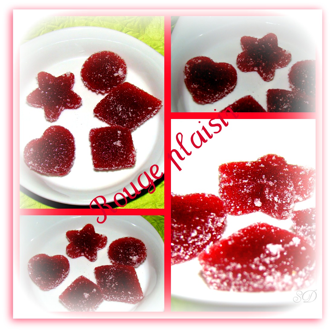 Pâtes de fruits aux fruits rouges