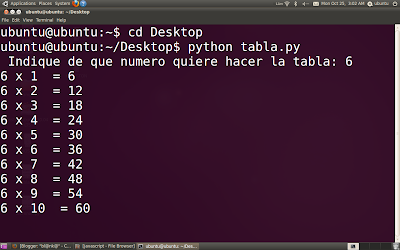 "bl@nk@": TABLA EN PYTHON