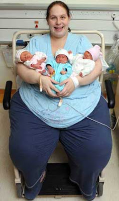 Nothing To Do With Arbroath: World's fattest mother of triplets tells ...