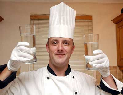 Nothing To Do With Arbroath: Chef is allergic to water