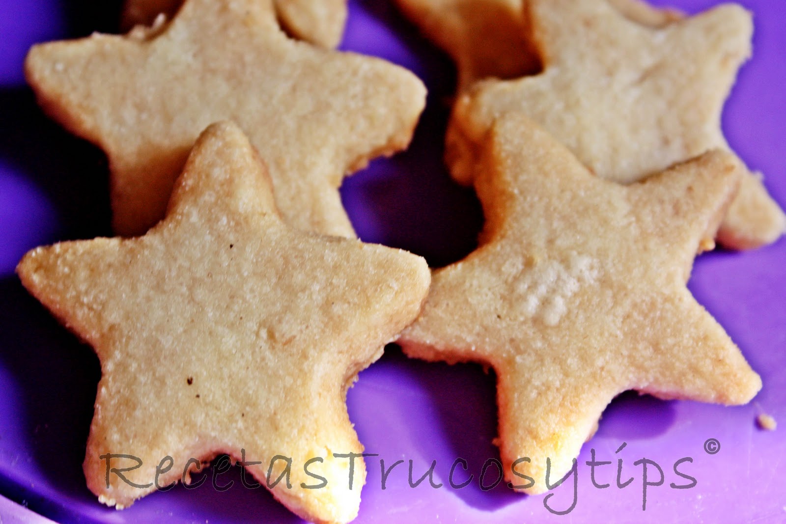Receta en video: GALLETAS FACILES Y DELICIOSAS (forma de estrella ...