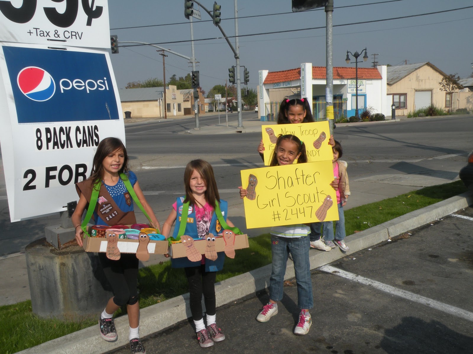 Girl Scout Troop #2447: Fall Fundraising Boothing...!