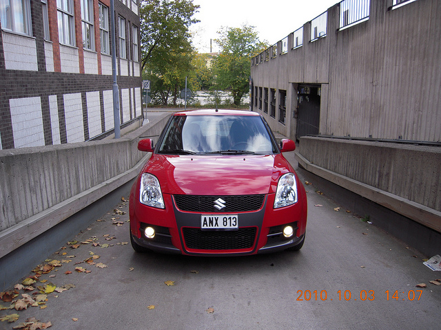 suzuki swift 2011 model photos,review and more: red suzuki swift modified