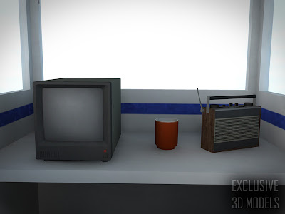 GFX-BOX: 3D model - NYPD (Police) Booth