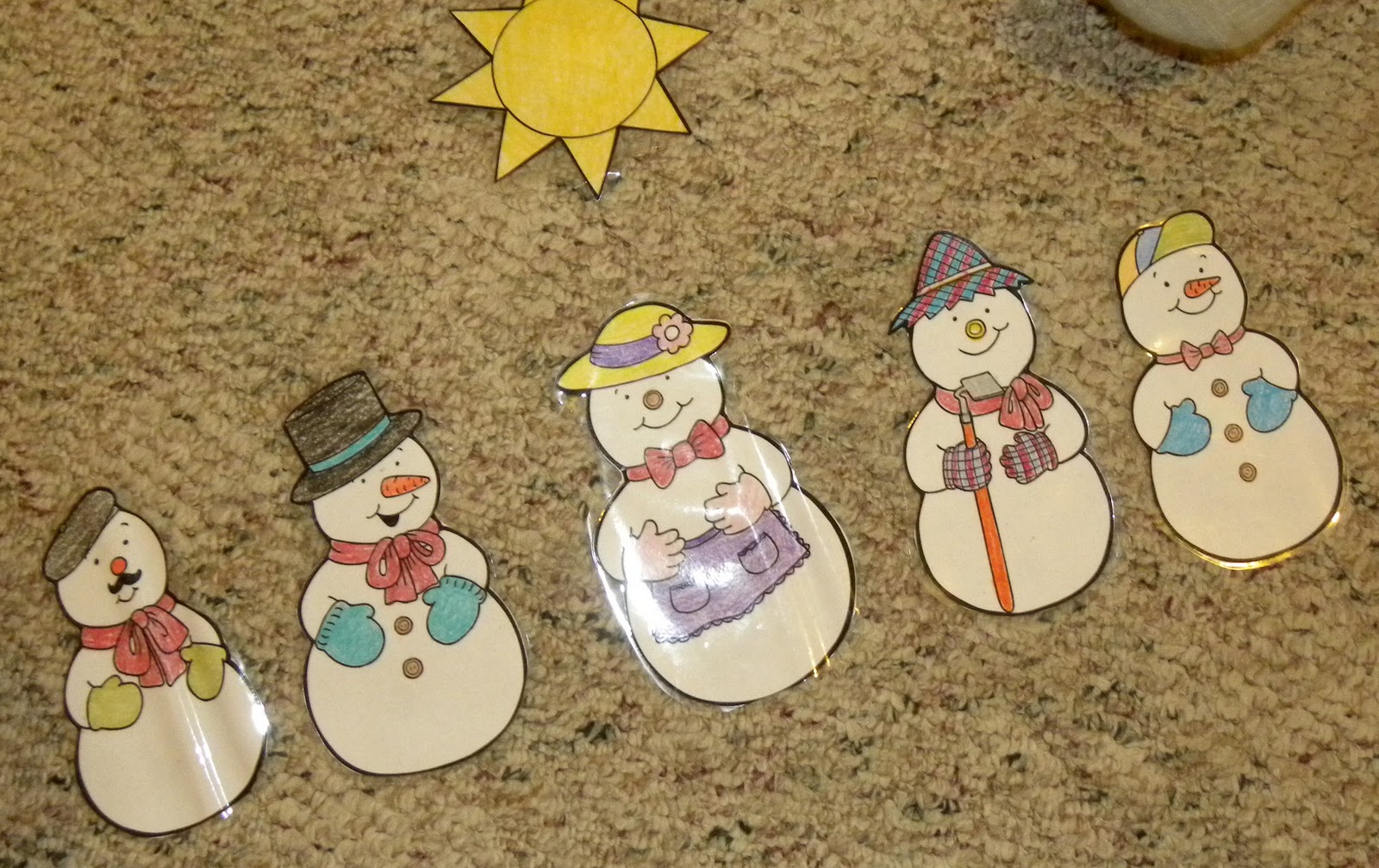 From The Hive: preschool snowmen