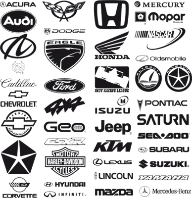 "Automobile and Motorcycle logos" | ART-TEMPLATE