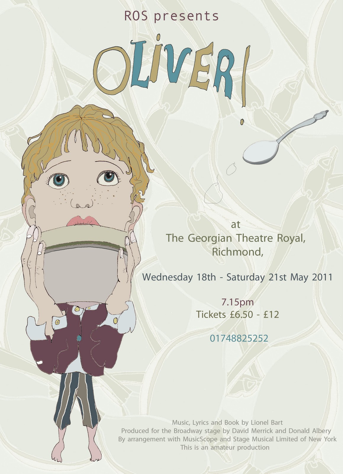 Waistell's Whimsical Wonderland . . . . : Oliver! - Sample posters I ...