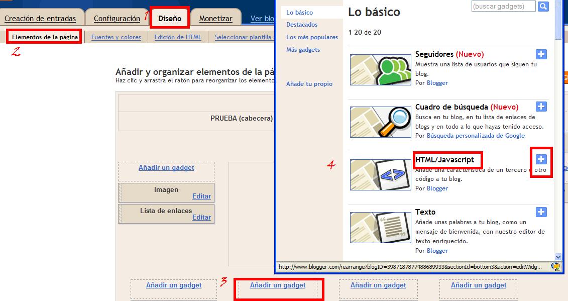 Tu Blog + Nuestra Ayuda: PONER UN FORMULARIO DE CONTACTO