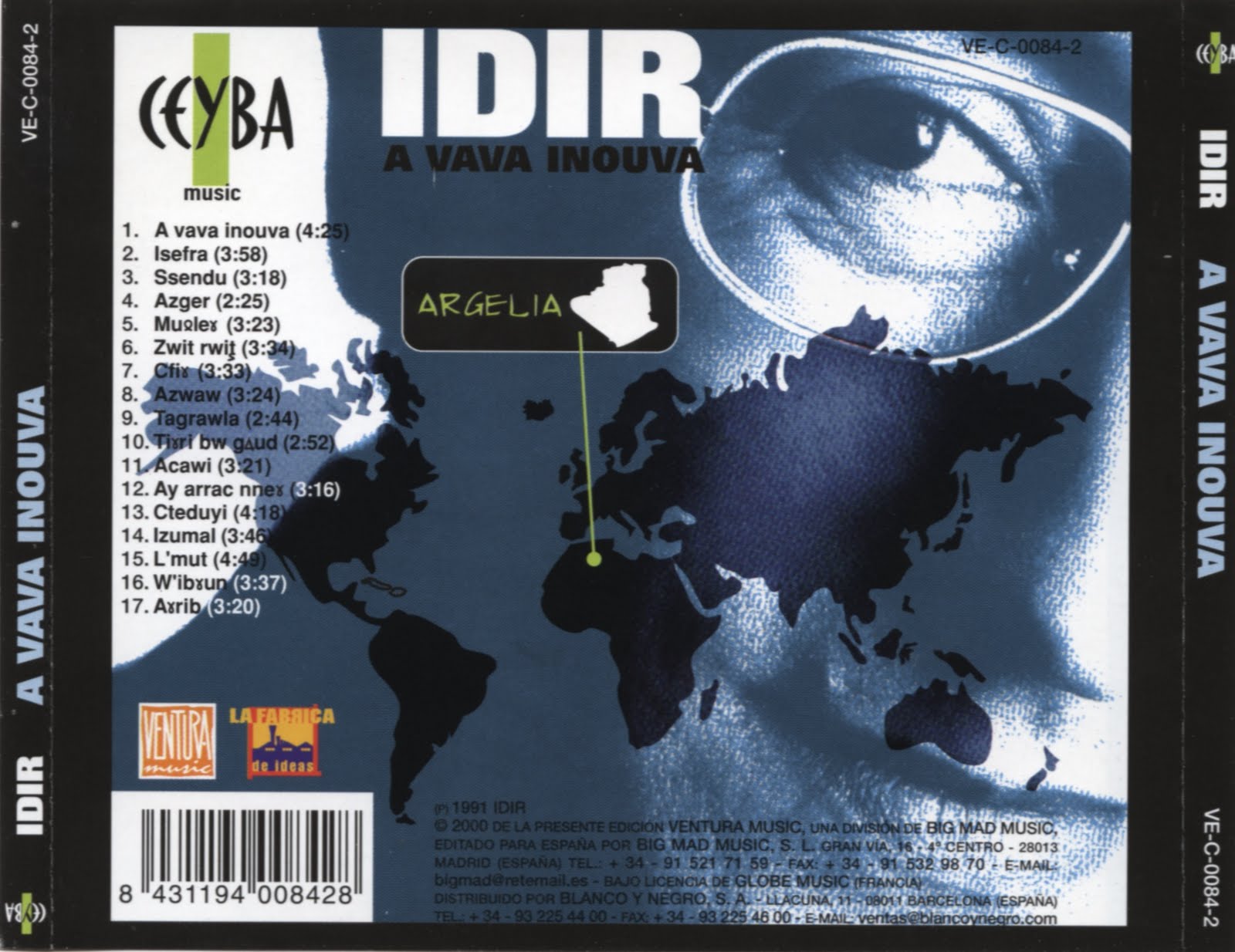 El Cambio tiene Que suceder YA: Idir - A Vava Inouva (Algeria - )