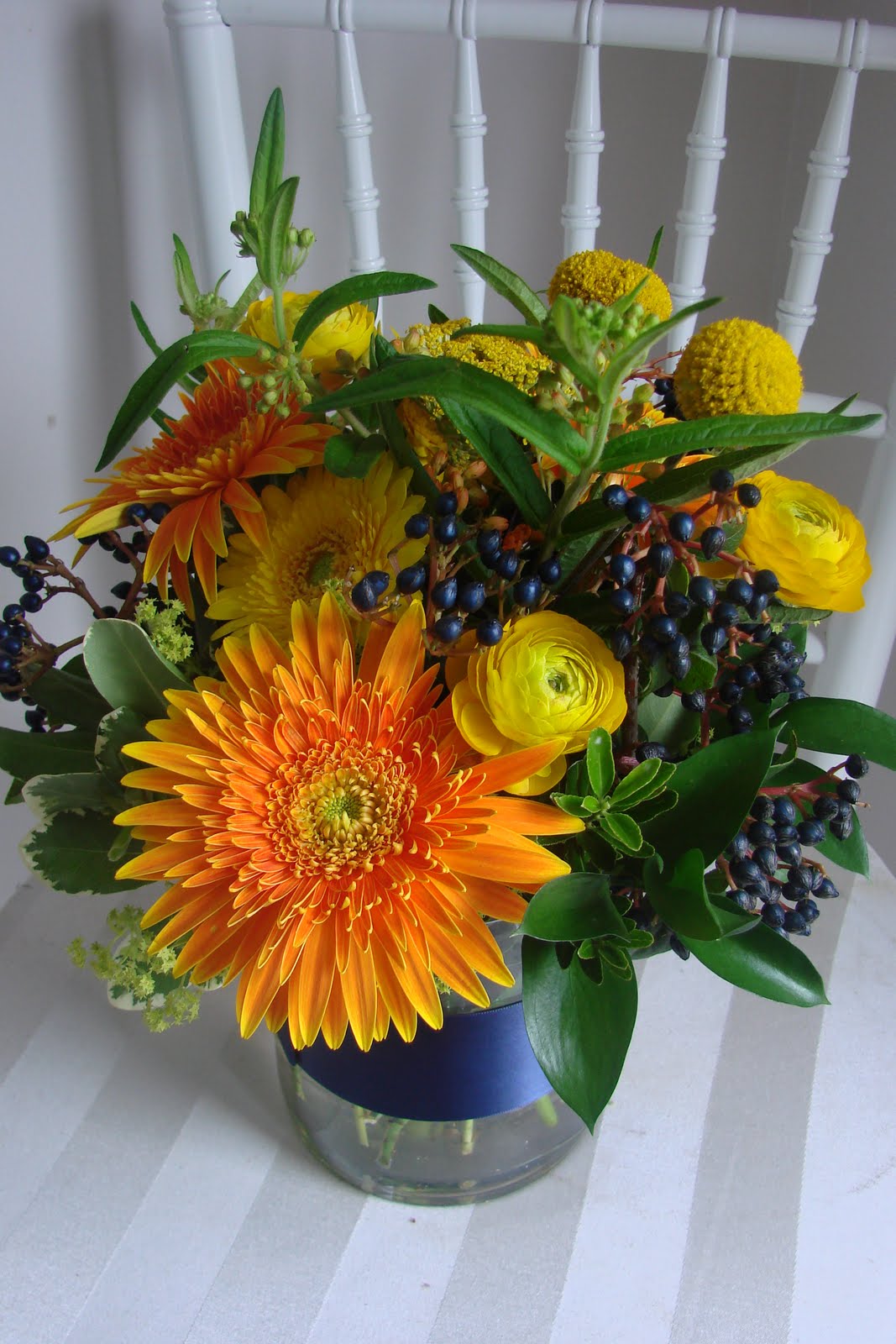 Bright and Bold Wedding Flowers – Before and After – EH Floral