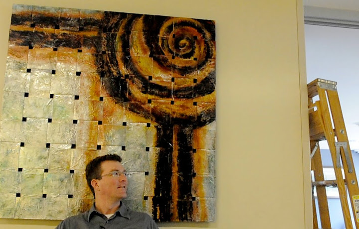 Ever Forward Never Backward: artist at work