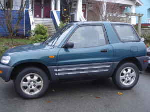 Emma and Philippe's Moving Sale!: Toyota Rav4 - automatic - 2 door - $5,950