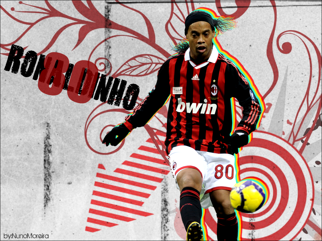 NunoMoreiraPT: [Wallpaper] Ronaldinho 80