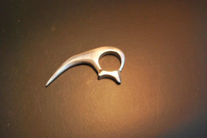 _Abyss_: self defense ring (sterling silver casting)