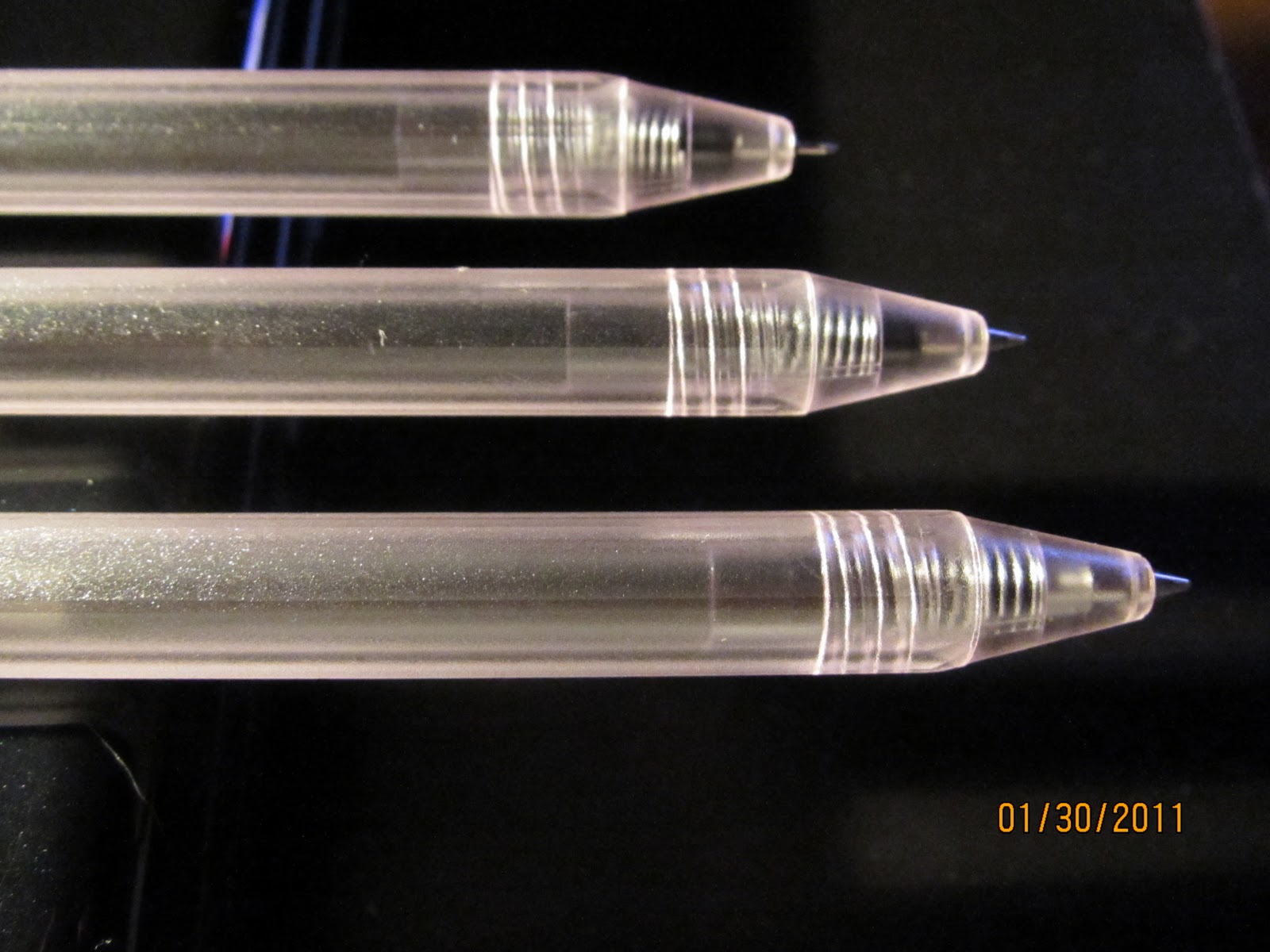 Pen and Paper Hoarder: Muji Hexagonal Retractable Pens