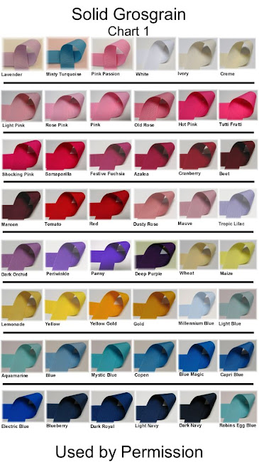 Pip-Squeak Bowtique Color Charts