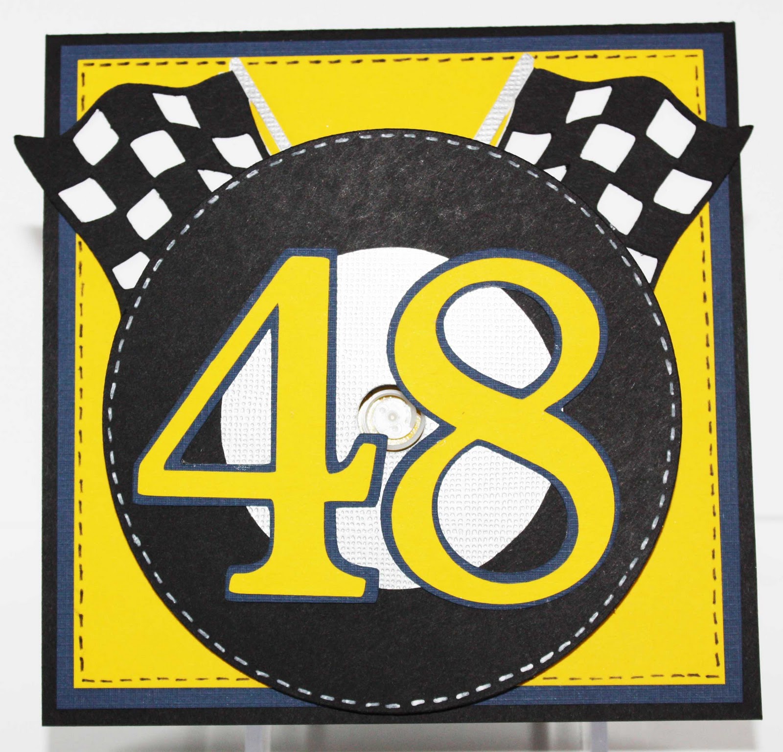 Simply Pam: Episode 19: Nascar Birthday Card