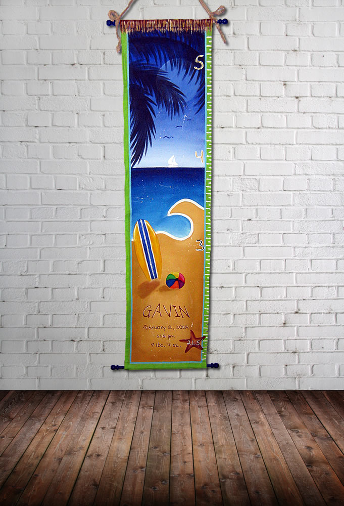 Sweet Room of Mine: Custom Beach Growth Chart