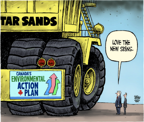 The Happy Wanderer: Tar Sands Cartoon