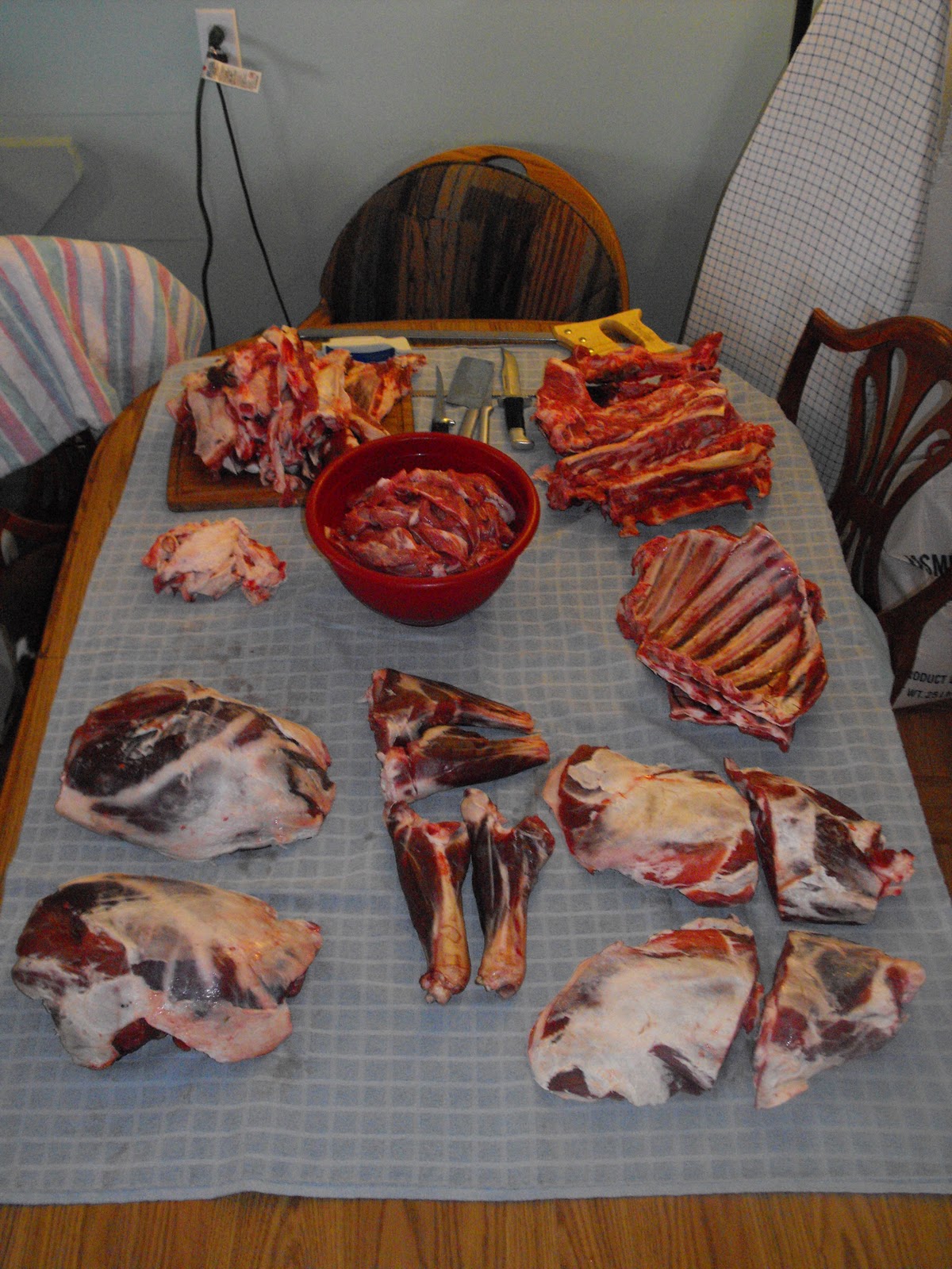 Simply Sowing: How to Cut-Up a Lamb (not for the squeamish)