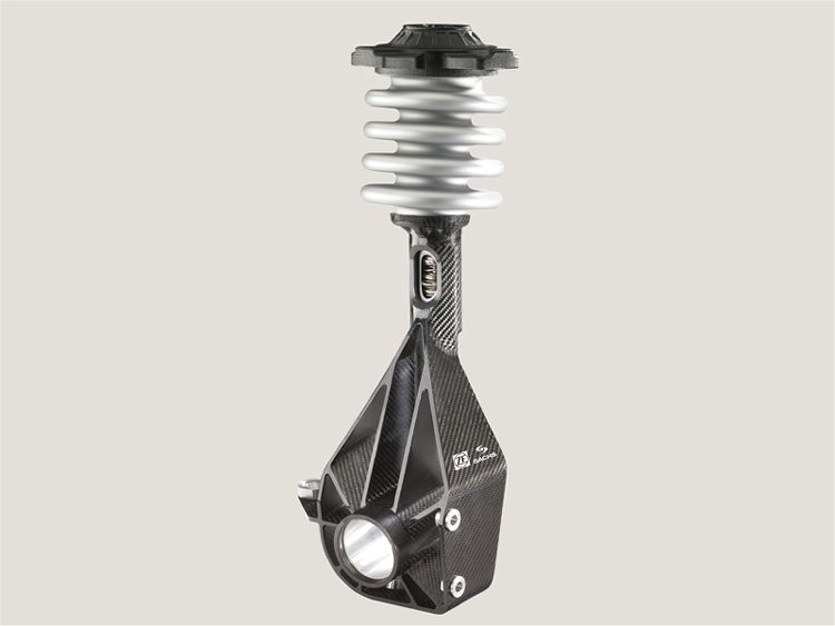 Carbon-fiber MacPherson strut concept by ZF | Electric Vehicle News