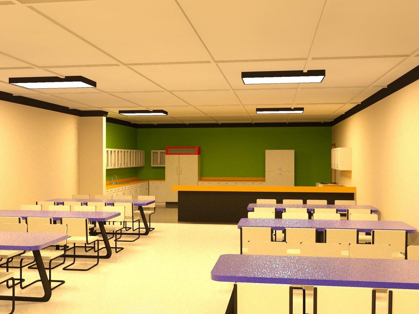 Vanguard Design: Propuesta de Aulas y Comedor Infantil