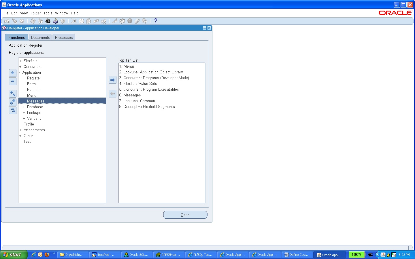 Oracle Apps A Technician S View Creating Custom Message In Oracle Applications