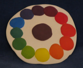 Art & Craft Projects: Color Wheel (in clay)