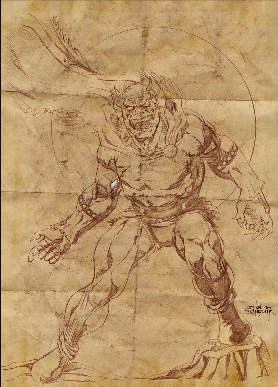 ArtCorner: Etrigan by Jean Sinclair