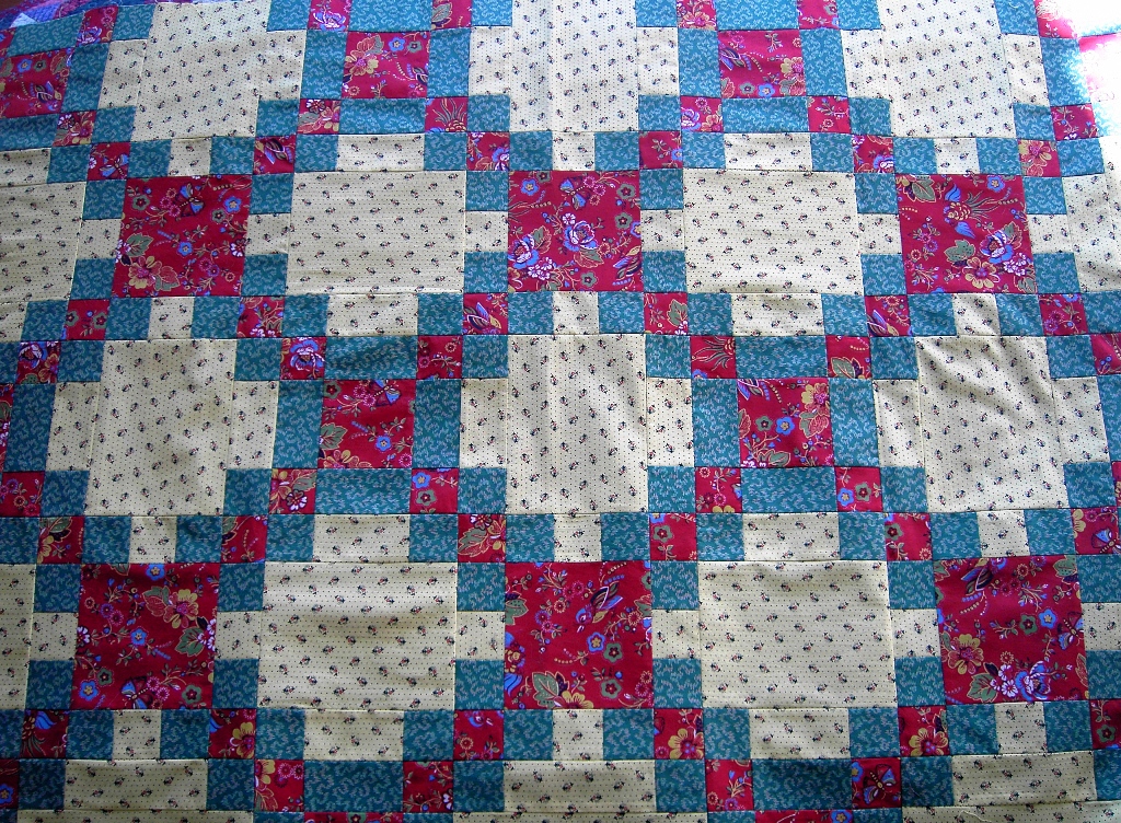 What a Load a Scrap: Three Fabric Quilt