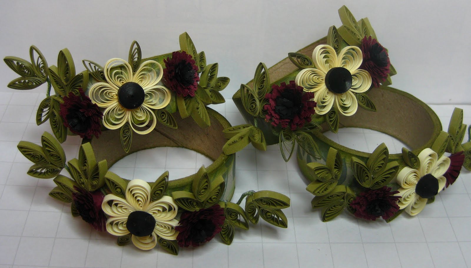 Appel Quilling Garden: Quilled Napkin Rings