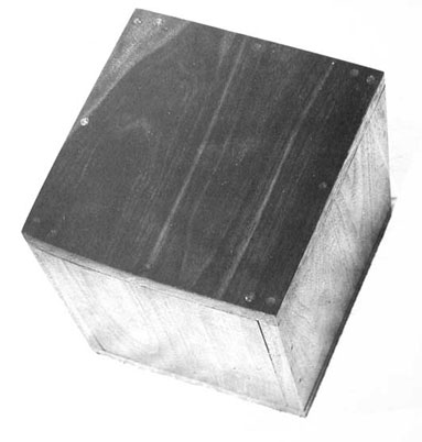 formula: Robert Morris 'Box with the sound of its own making', 1961