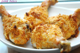 Pink Bites: Deviled Chicken Drumsticks