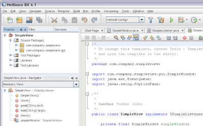Netbeans IDE Blog by Tushar Joshi, Nagpur: NetBeans IDE - Look and Feel