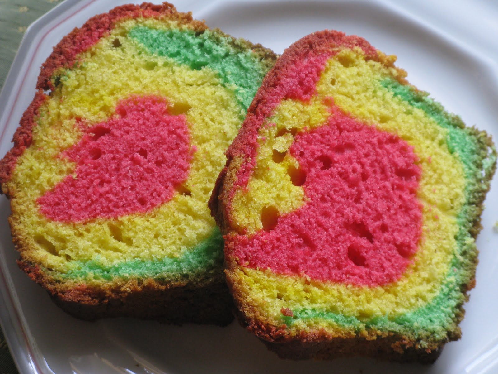 Passion Tambouille: Mon cake multicolore