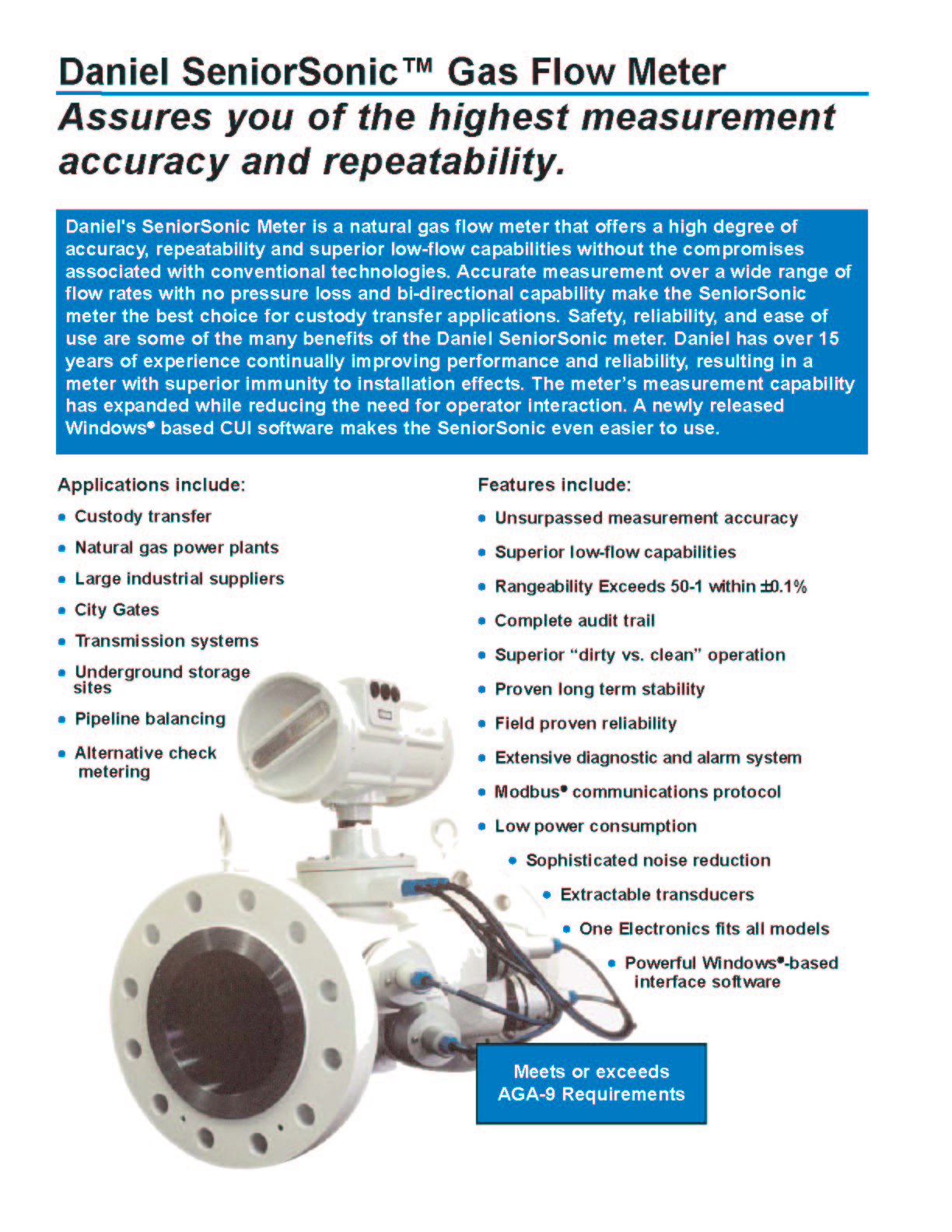 R.Land Baidin Egwar, ST: Daniel SeniorSonic™ Gas Flow Meter