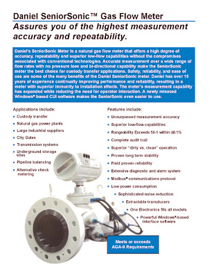 R.Land Baidin Egwar, ST: Daniel SeniorSonic™ Gas Flow Meter