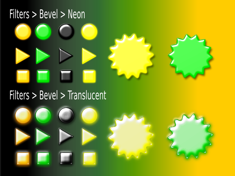 jbrgfx: Inkscape filter effect for Web bullets and badges