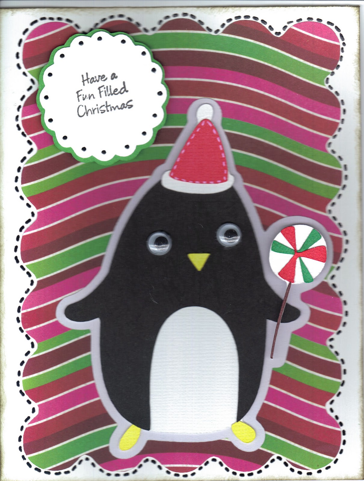 PAPER CRAFTS WITH THE PINK ARMADILLO: Christmas Penguin