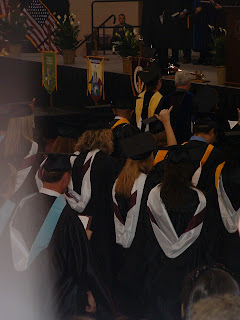 Grubb and Sandy: Rachel Engler receives her Masters Degree