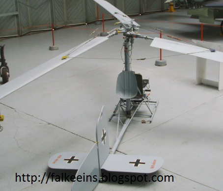FalkeEins - the Luftwaffe blog: Focke Achgelis Fa-330 Bachstelze autogyro