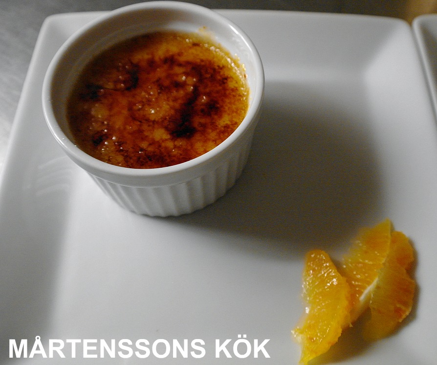 MÅRTENSSONS KÖK: Crème brûlée med apelsinsmak