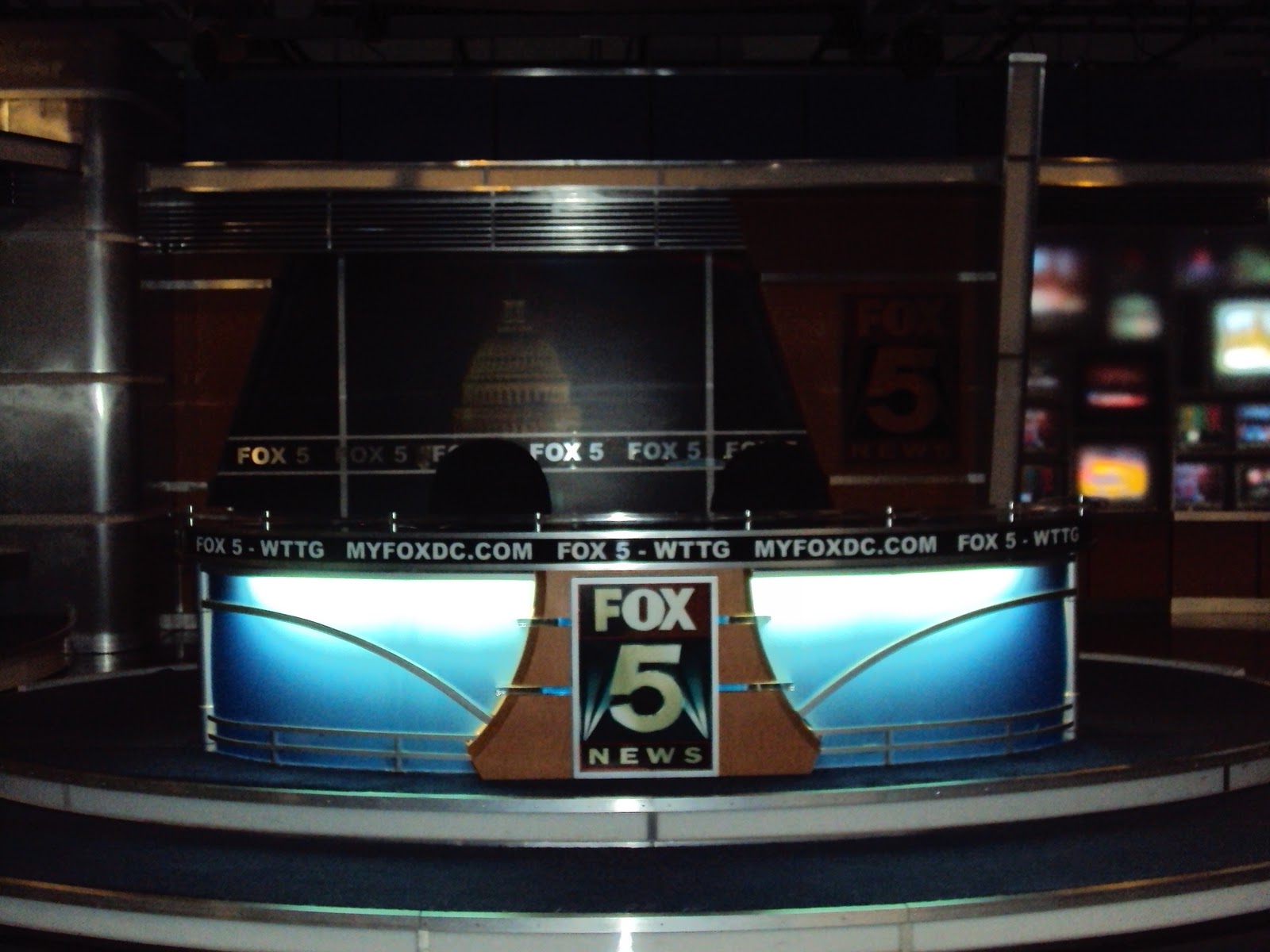 Amanda's Washington Semester Blog: Behind the Scenes at Fox 5