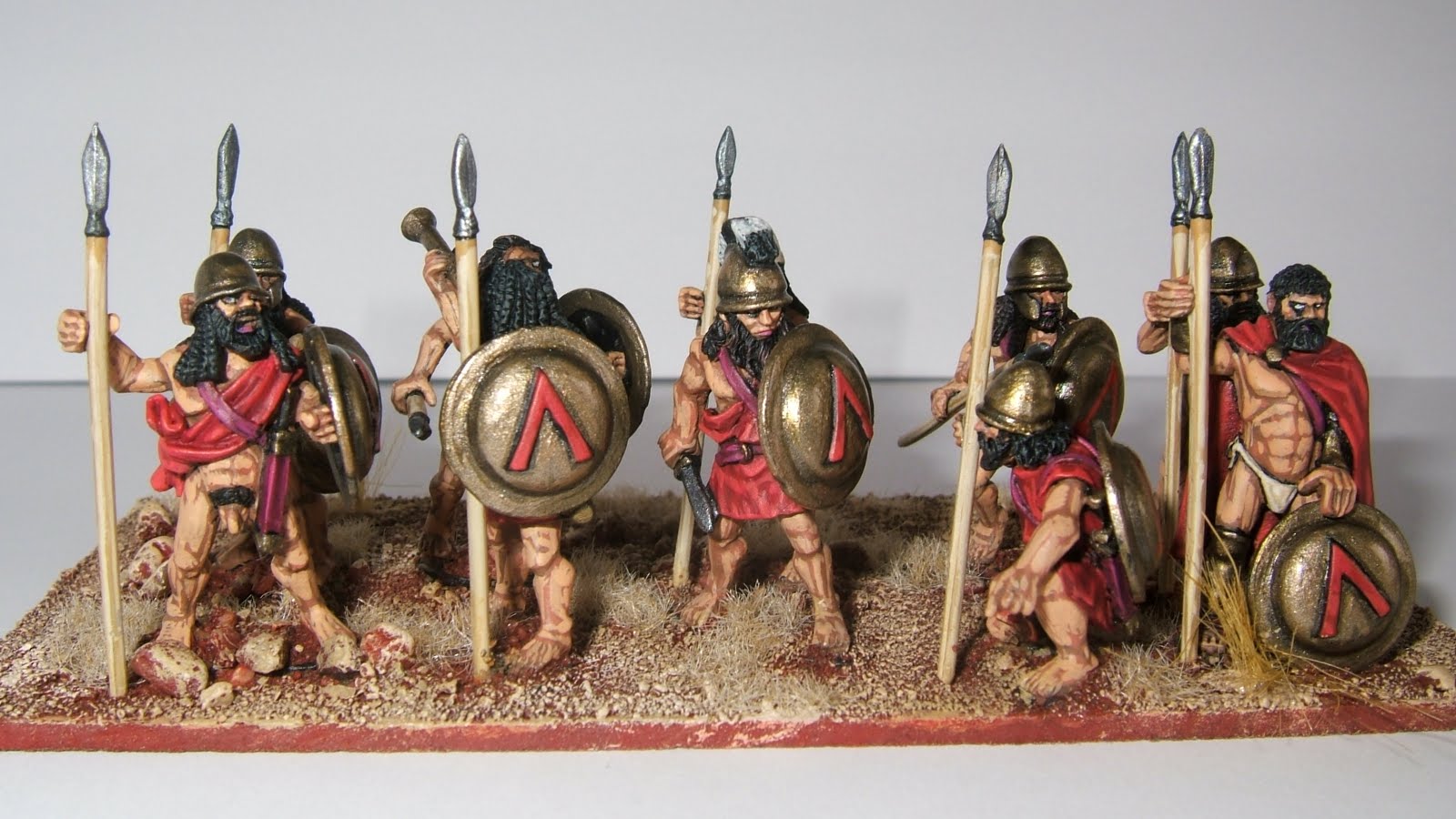 Brushes and Bases: Spartan Army Composition
